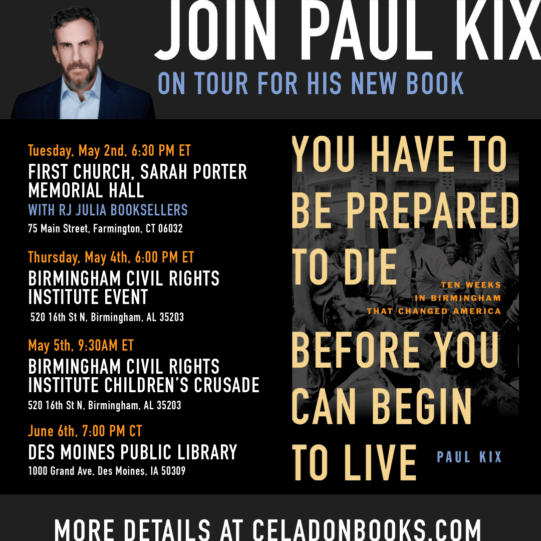 Join Author Paul Kix on Tour For ' You Have to Be Prepared to Die ...