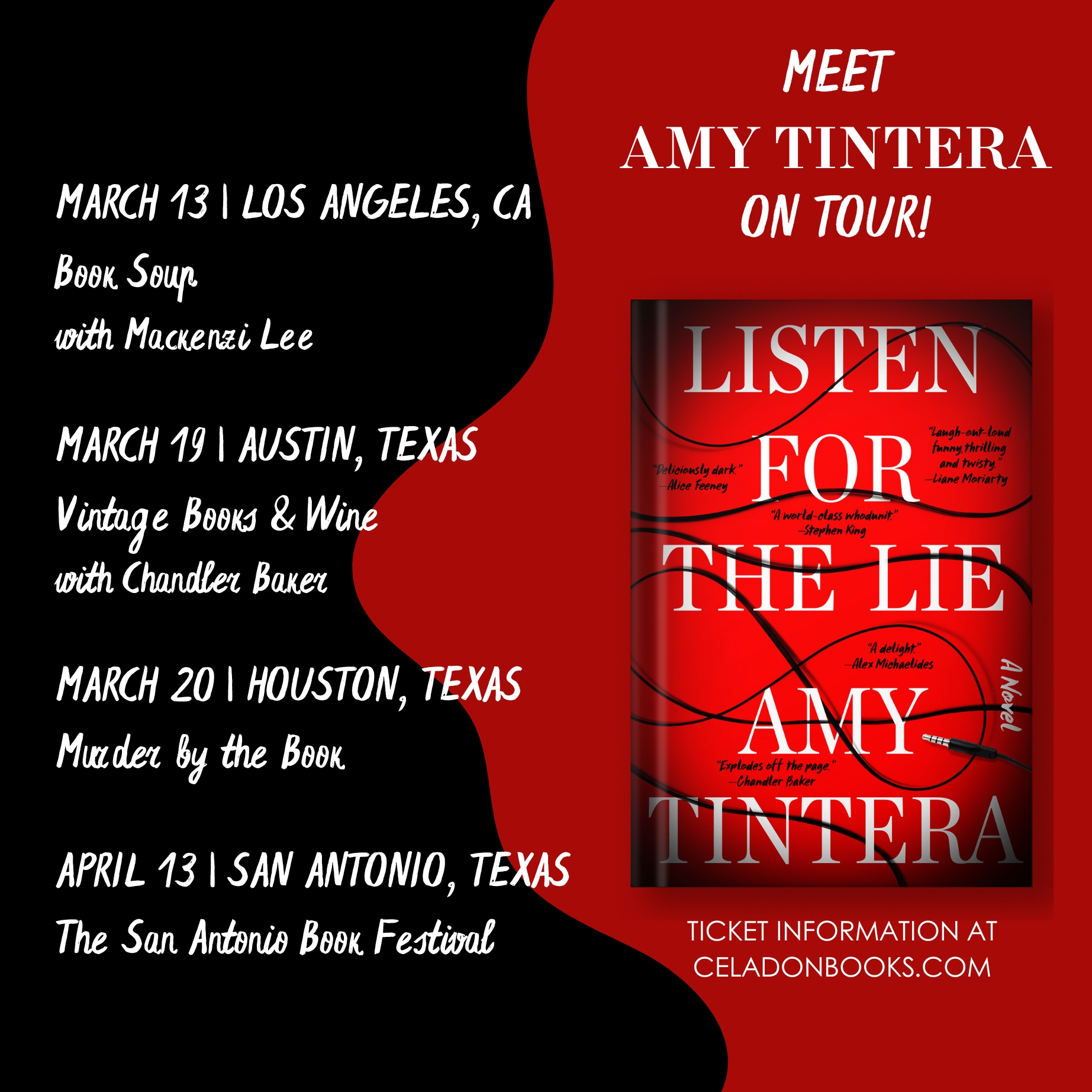 Meet Listen for the Lie Author Amy Tintera on Book Tour! | Celadon Books